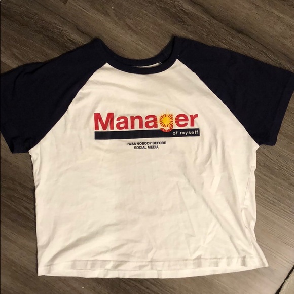 Tops | Manager Tshirt Graphic Tee Influencer Tshirt | Poshmark